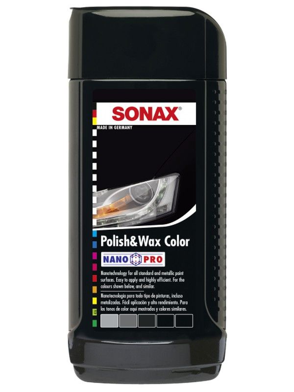 SONAX Polish & Wax COLOR NEGRO Nano Pro — Autorocam